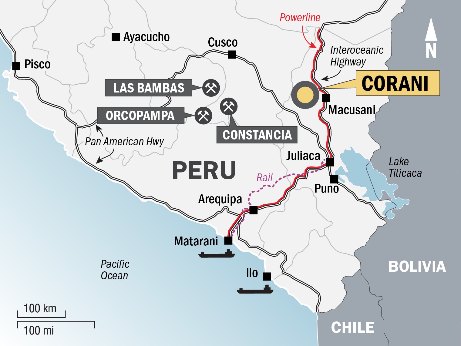 Corani Overview - Bear Creek Mining Corporation